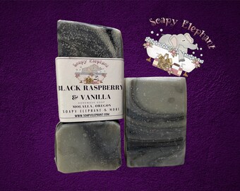 Black Raspberry Vanilla Soap/ Artisan Soap / Handmade Soap / - Etsy