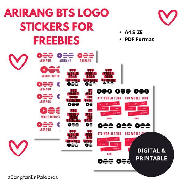 Bts Printable Sheets - Etsy