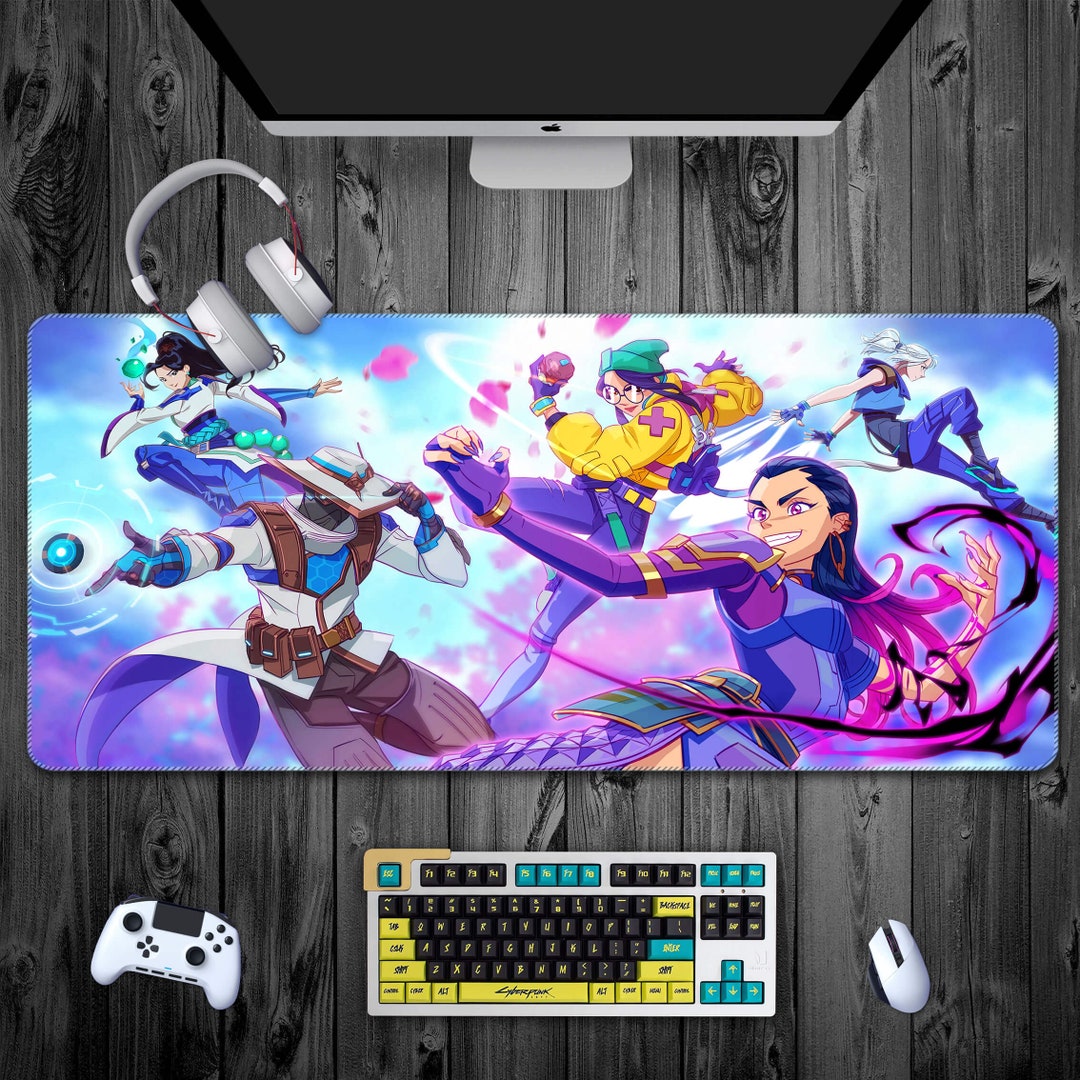 Valorant Gaming Desk Pad, Gaming Desk Mat, Gaming Mouse Pad XL XXL ...