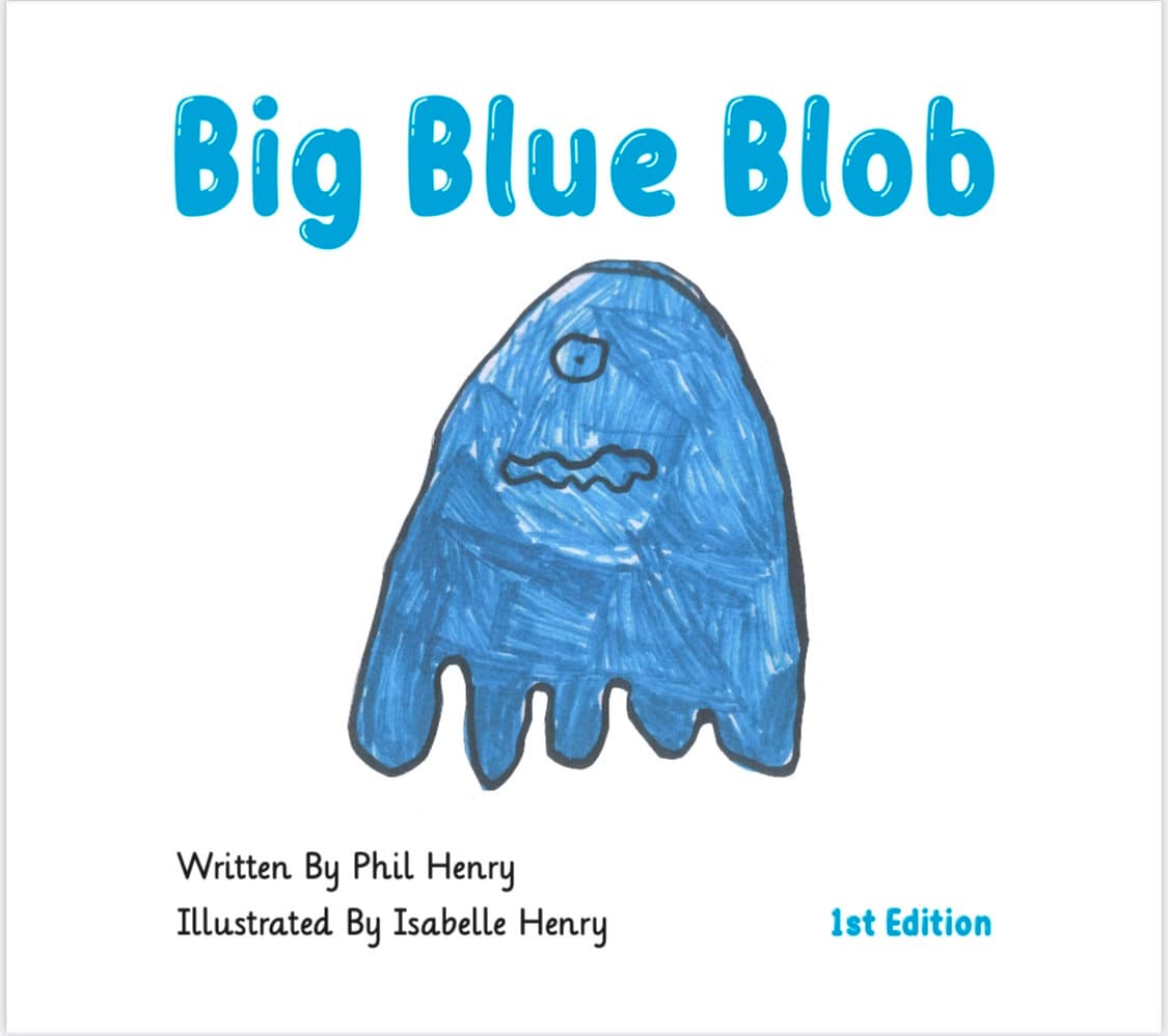 Big Blue Blob - Etsy
