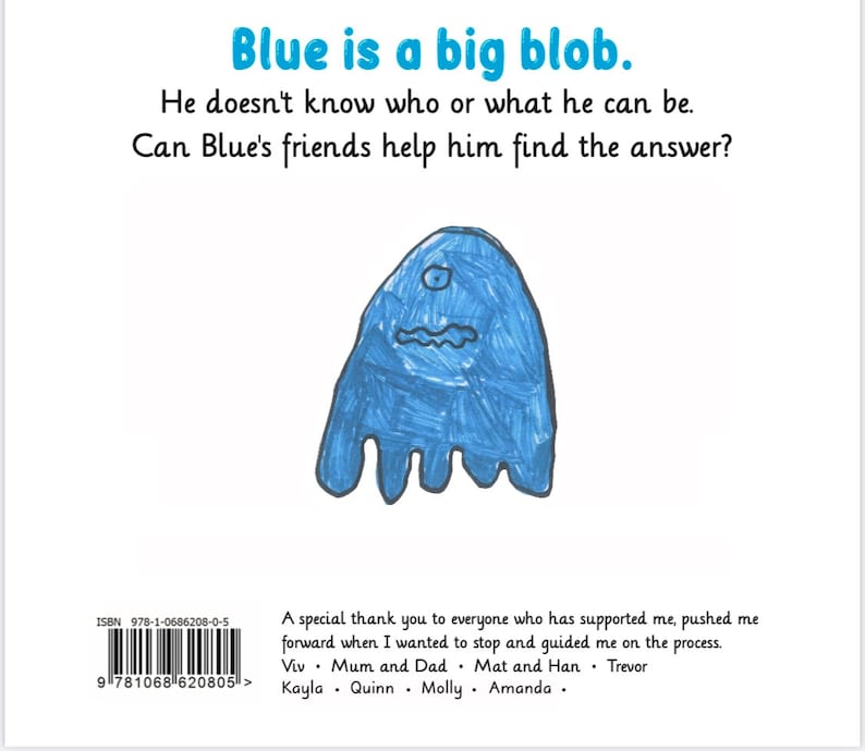 Big Blue Blob - Etsy