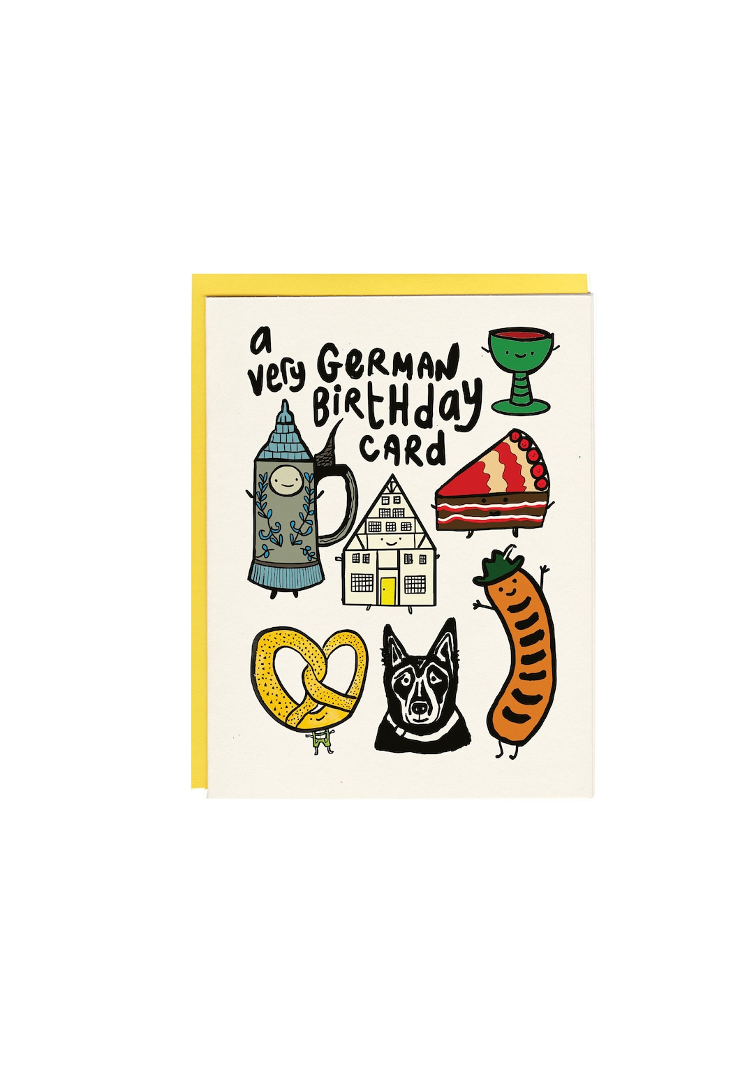 A Very German Birthday Card - Etsy