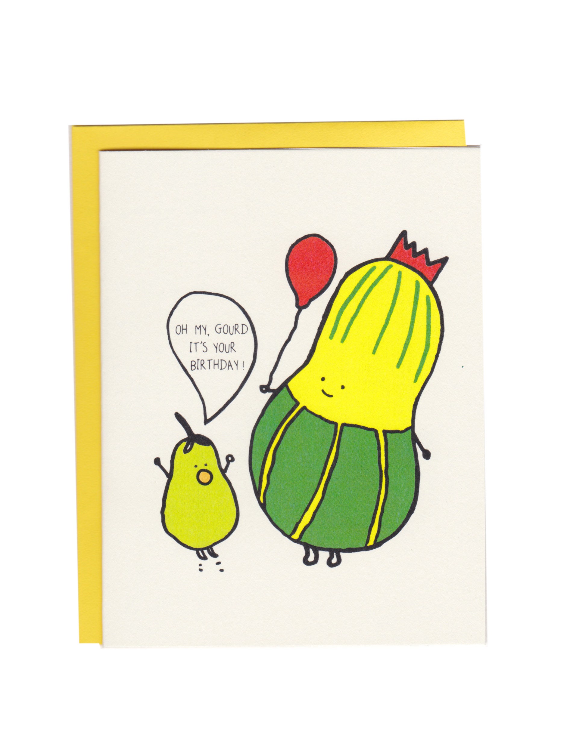 Funny Oh My Gourd It's Your Birthday Greeting Card - Etsy