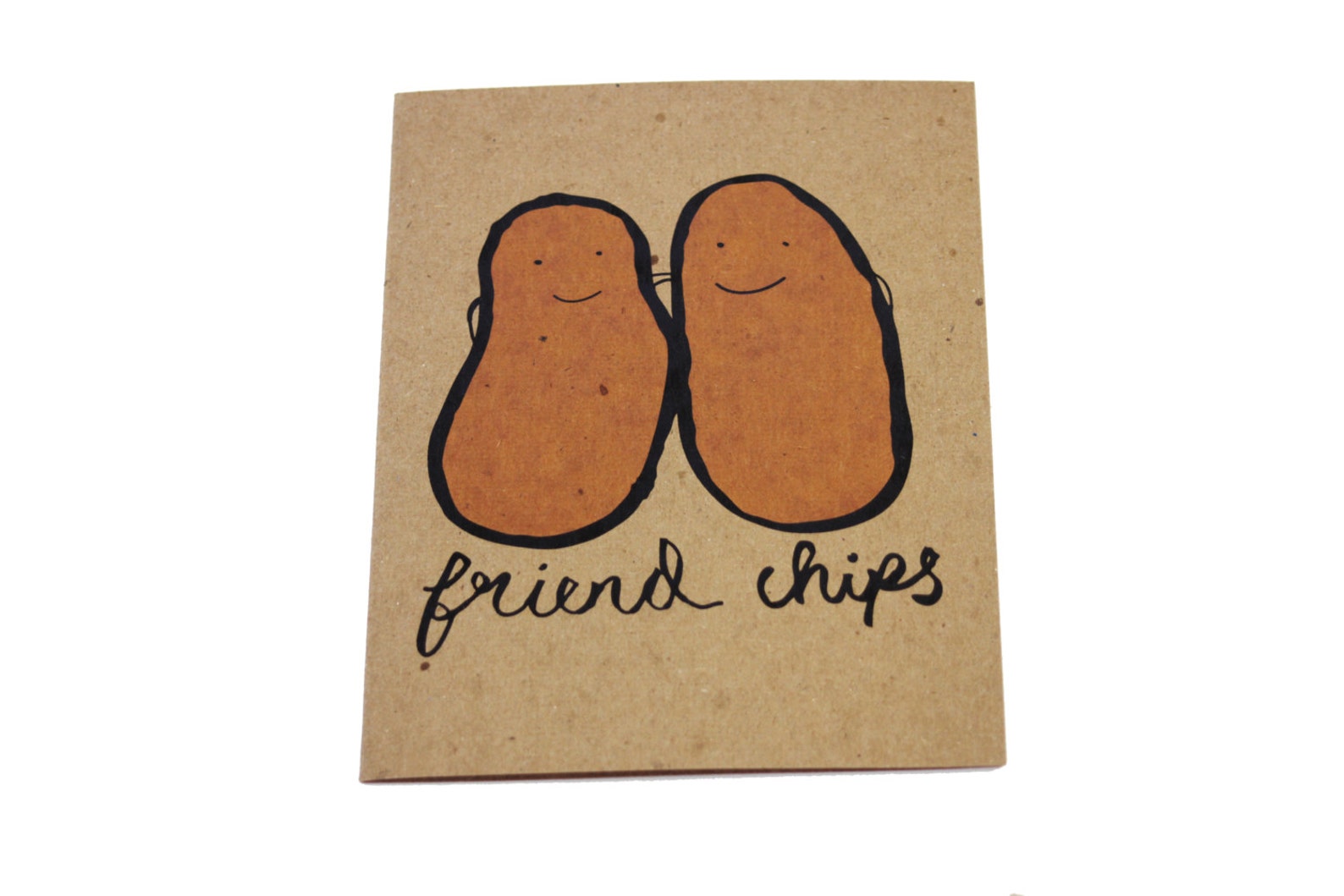 Best Friend "friend Chips" Greeting Card - Etsy