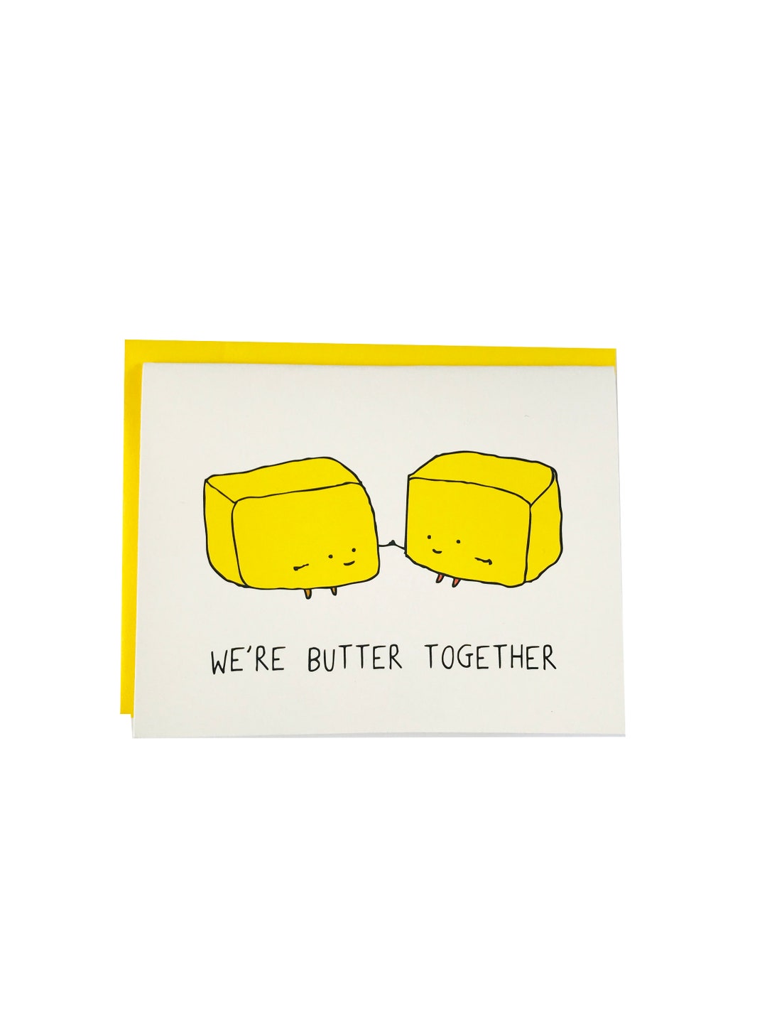 We're Butter Together Greeting Card - Etsy