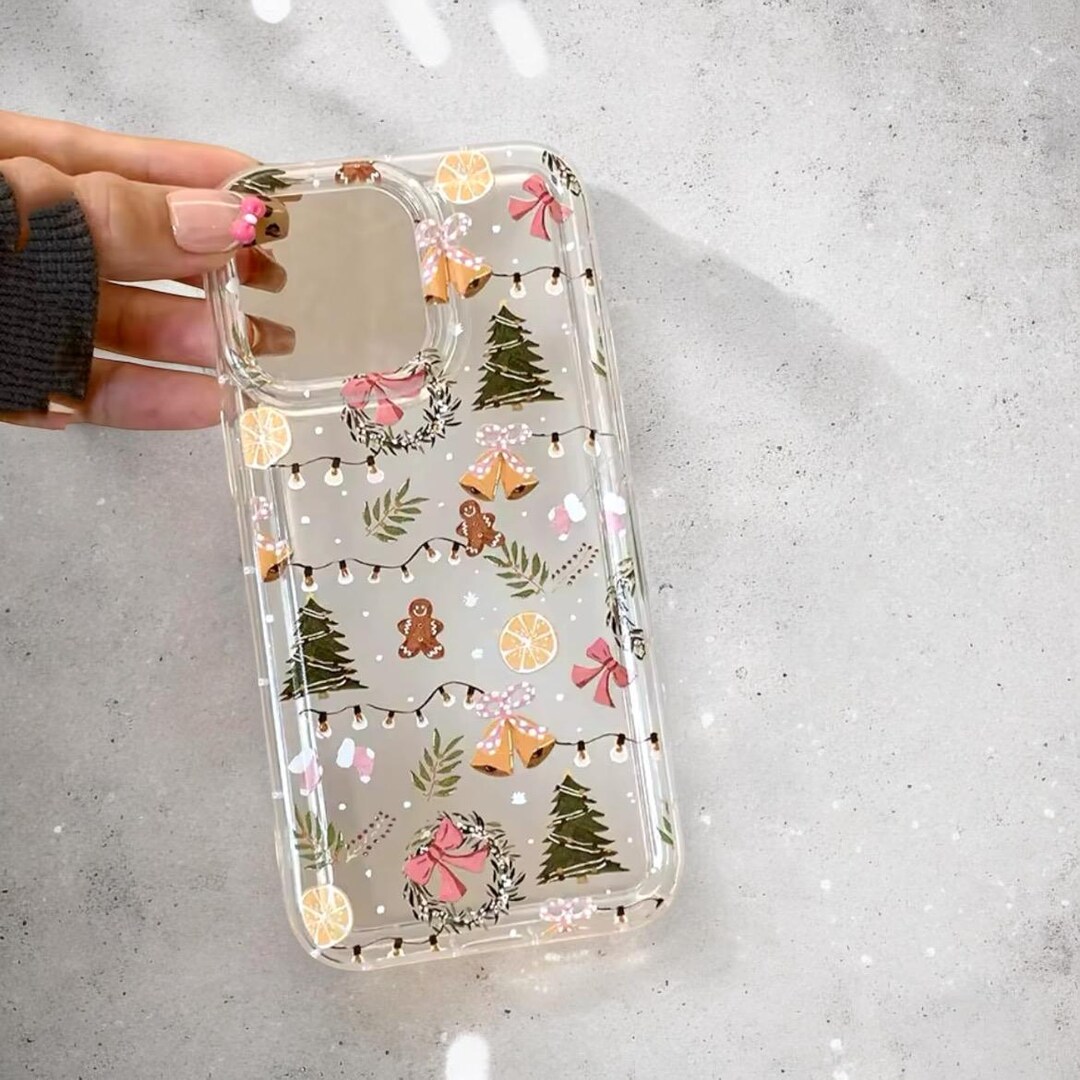 Boho Aesthetic Winter iPhone Case, Christmas, for iPhone 16 15 14 13 12 ...