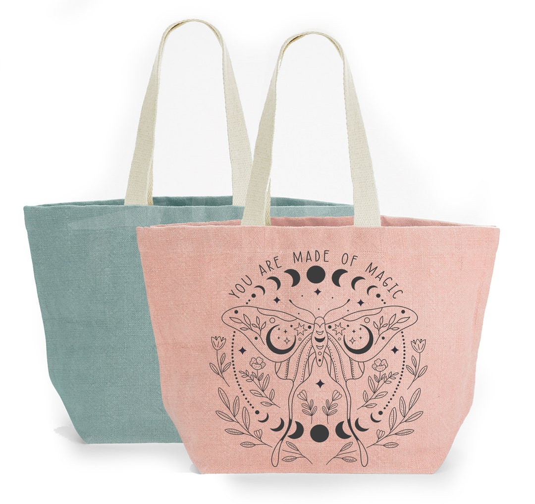 You Are Made of Magic Mystical Moth [ for Her Blue Yellow Natural Pink ...