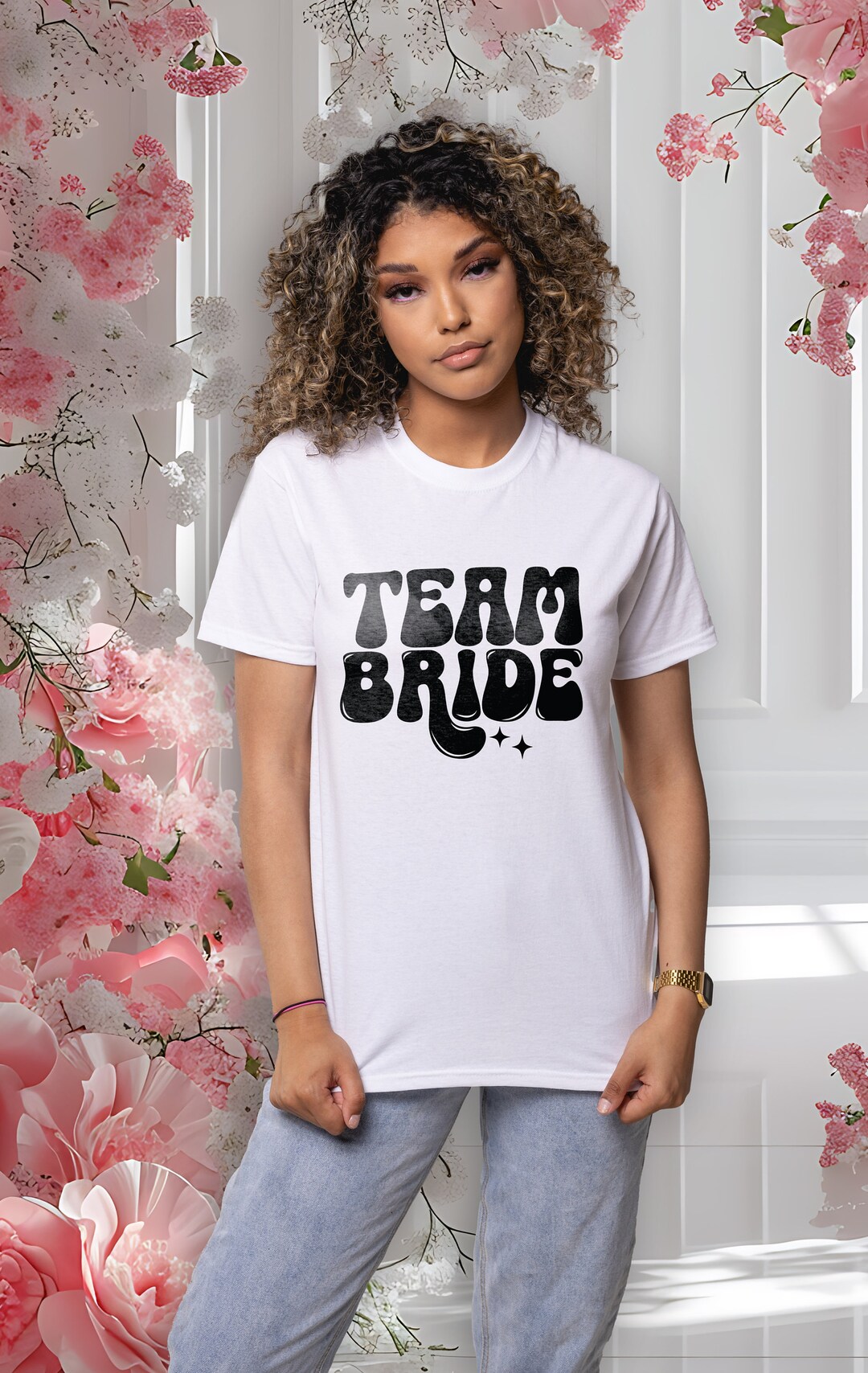 Bubble Matching Team Bride Hen Party Bachelorette T-shirt Tee Top T ...