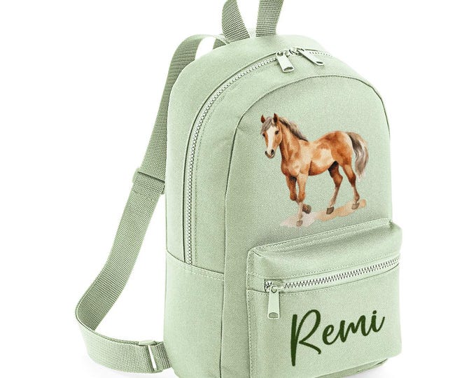 Horse Backpack, Horse Bag, Mini Horse Backpack, Horse Lunchbox, Horse ...