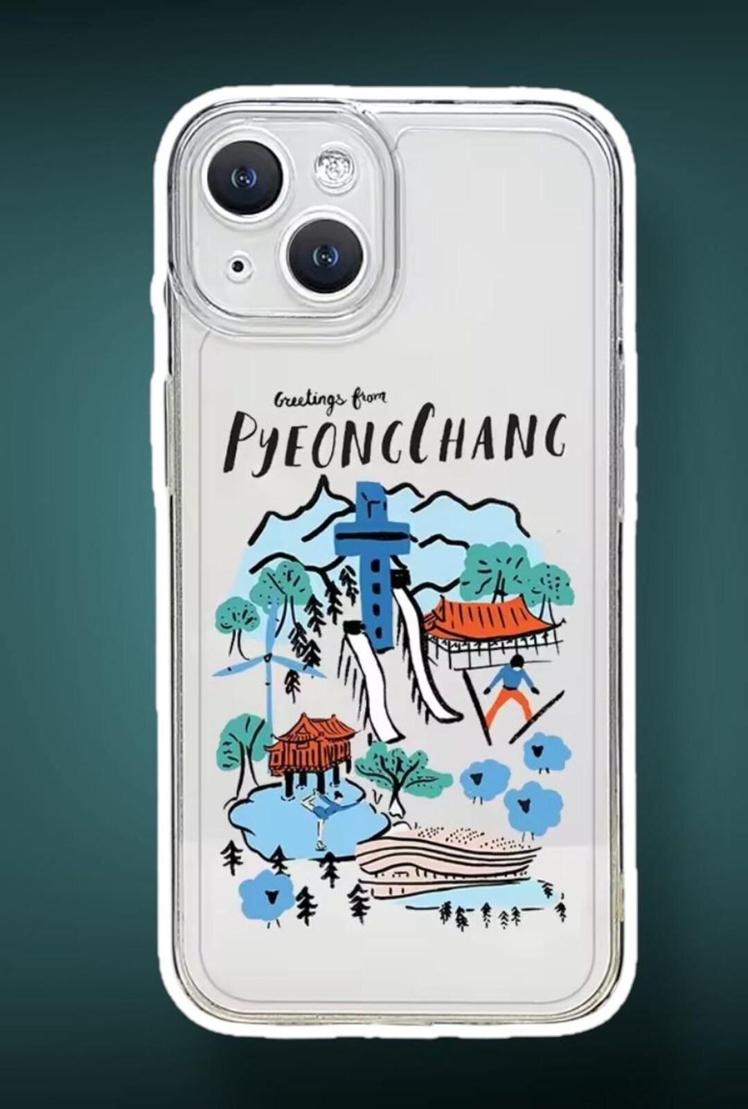 Pyeongchang Travel Landmark, Destination iPhone Case, for iPhone 16 16E ...