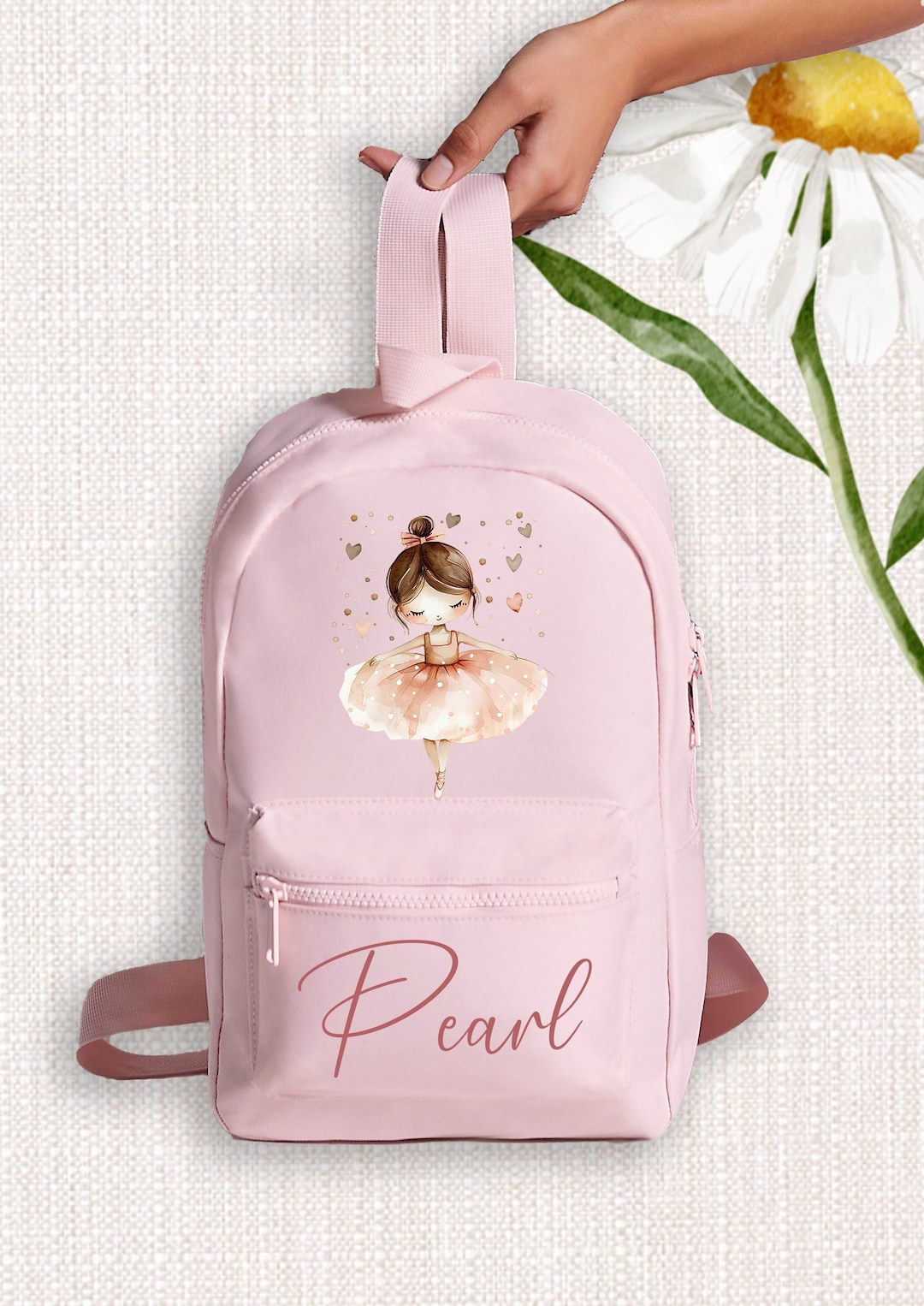 Ballet Ballerina Dance Dancing Girl Mini Pastel Backpack Back Pack Bag ...
