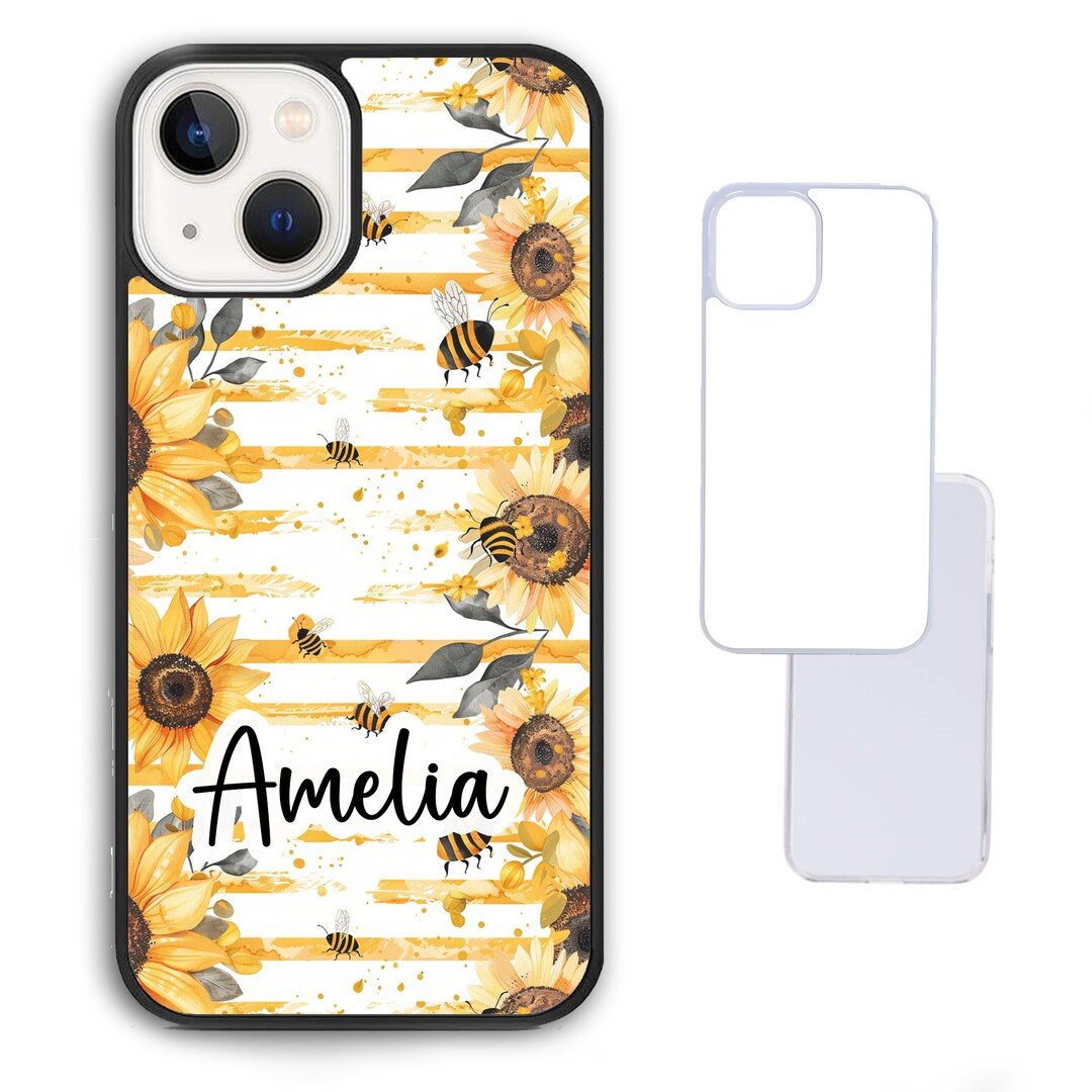 Bumble Honey Bee Yellow Stripe [ Hard Case Casing Samsung Galaxy S8 S9 ...