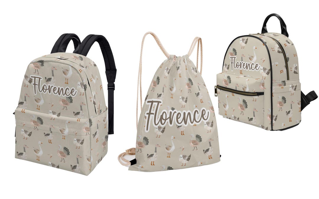 Rooster & Goose Nude Backpack Back Pack for Toddler Child Nursery ...