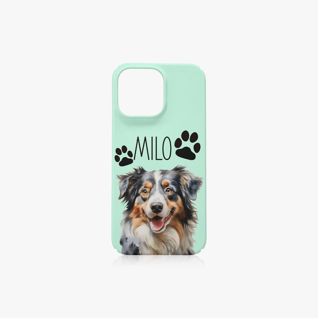Australian Shepherd Aussie Portrait Puppy Dog Lover [ Bumper Case ...