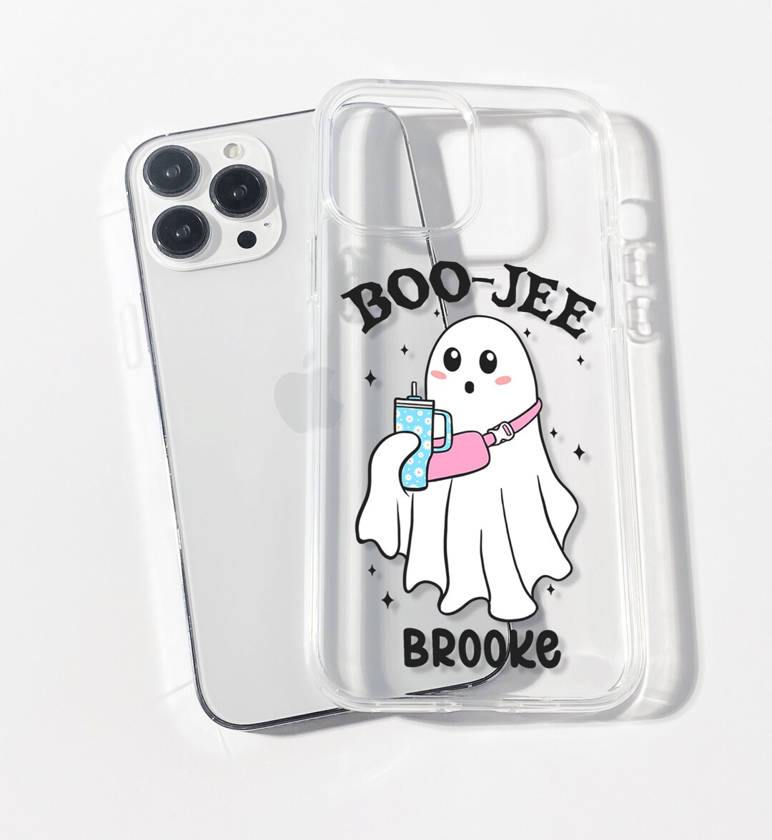 Boo-jee Boujee Ghost Fanny Pack Tumbler Personalised Name Clear Case ...