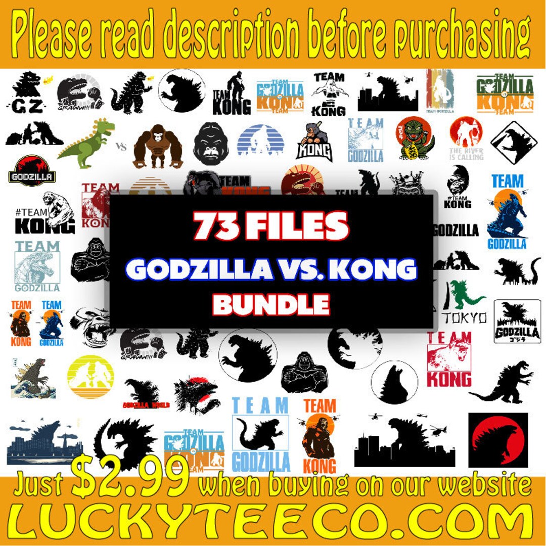 73 Team Godzilla Svg Bundle, Team Godzilla Svg, Godzilla Svg, Retro ...