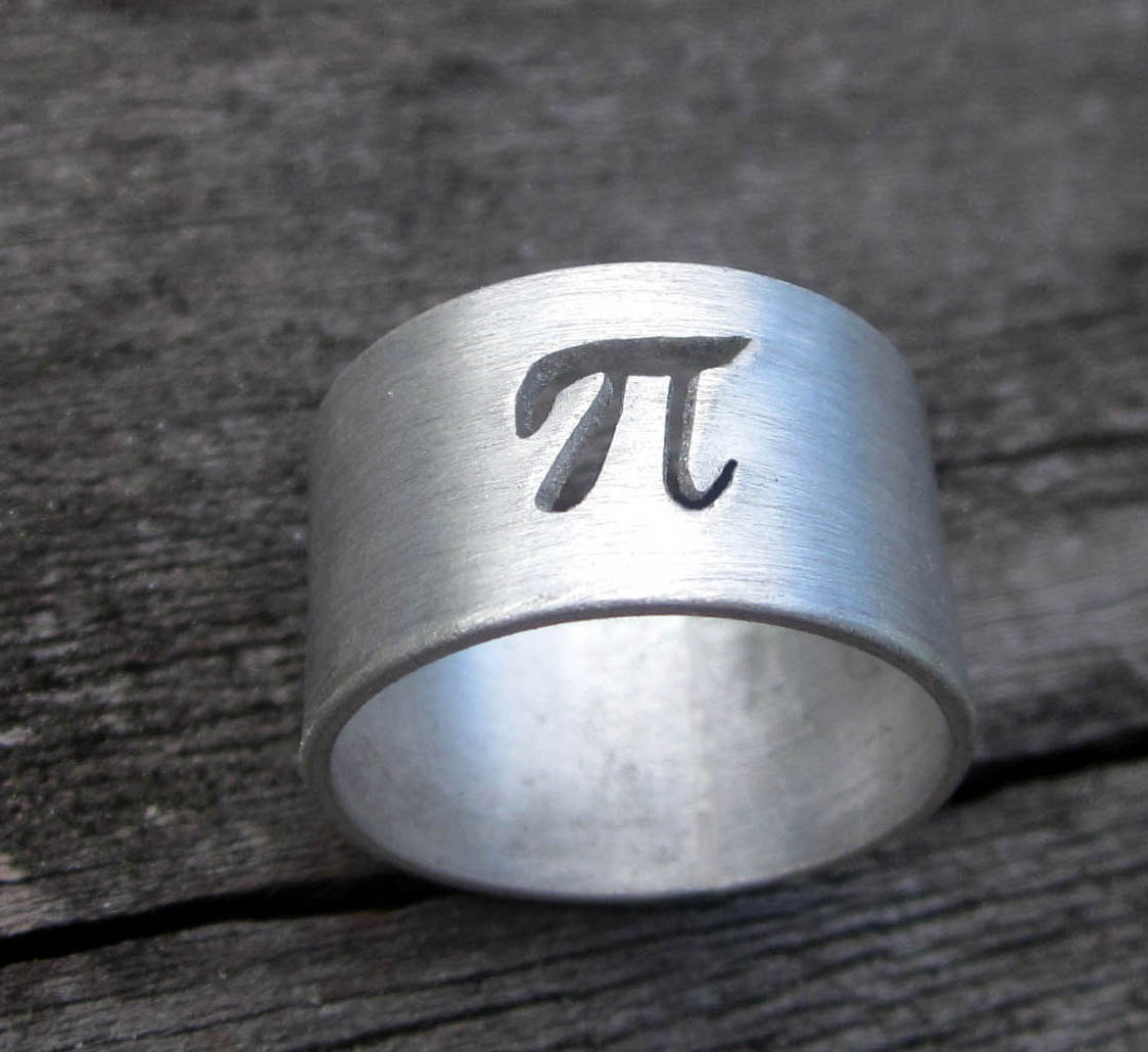 Sterling Pi Ring by donnaodesigns | Etsy