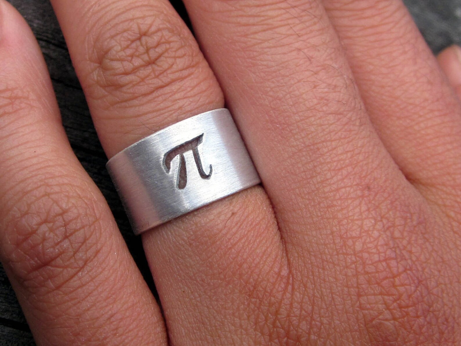 Sterling Pi Ring by donnaodesigns | Etsy