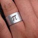 Sterling Pi Ring by Donnaodesigns - Etsy