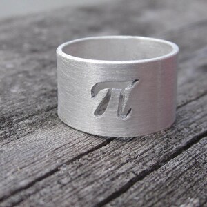 Sterling Pi Ring by Donnaodesigns - Etsy