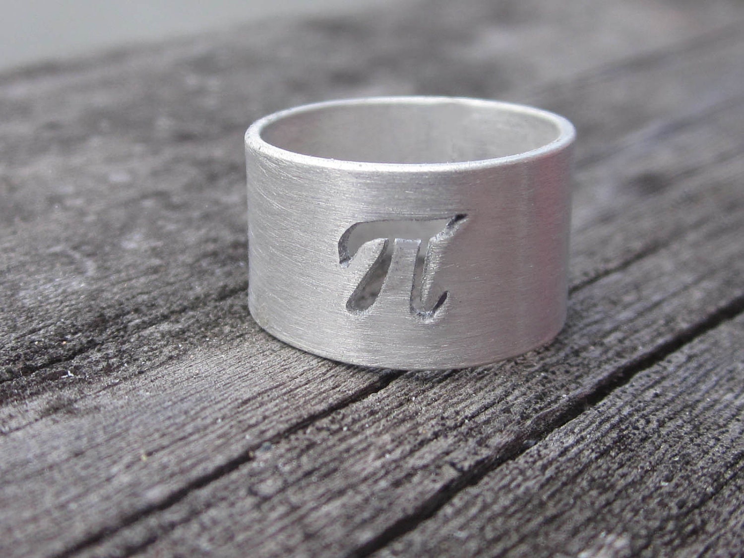 Sterling Pi Ring by donnaodesigns | Etsy