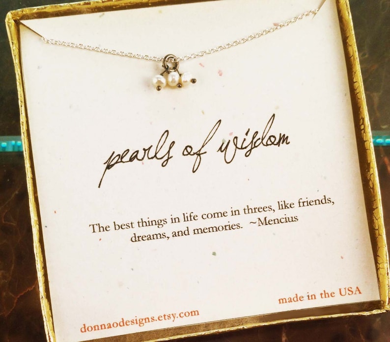 Pearls of Wisdom Inspirational Potential Affirmation Gift - Etsy