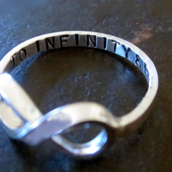 Infinity Symbol Ring - Etsy