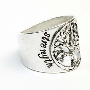 Tree of Life Ring/mother Family Ring/custom Name Ring by - Etsy