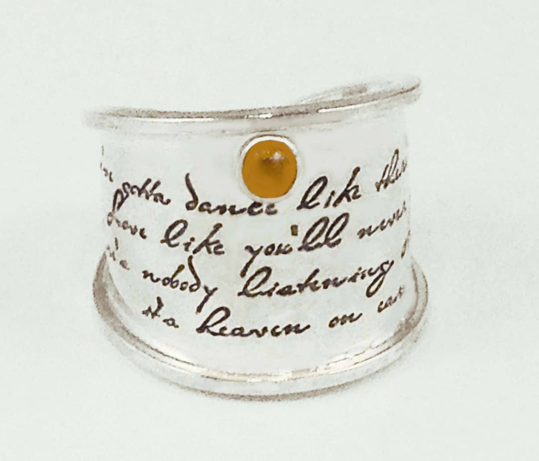 Inspirational Ring/message Poem Ring/inspirational Quote by - Etsy