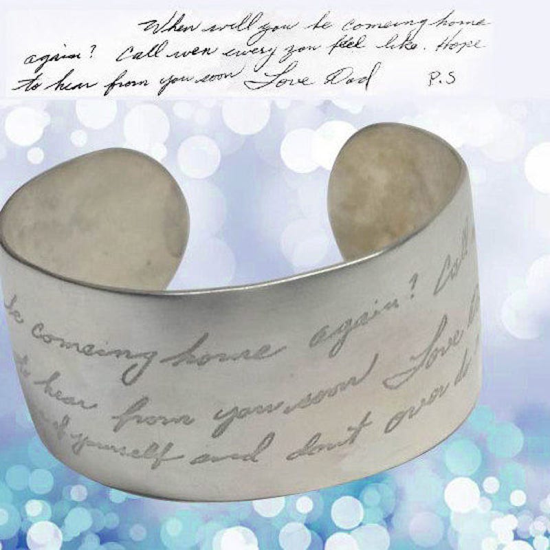 Handwriting Jewelry - Etsy