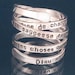 Serenity Prayer Ring/inspirational Sobriety Ring/recovery Ring ...
