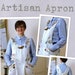 Janet Clare ARTISAN CROSSOVER APRON Printed Sewing Pattern - Etsy