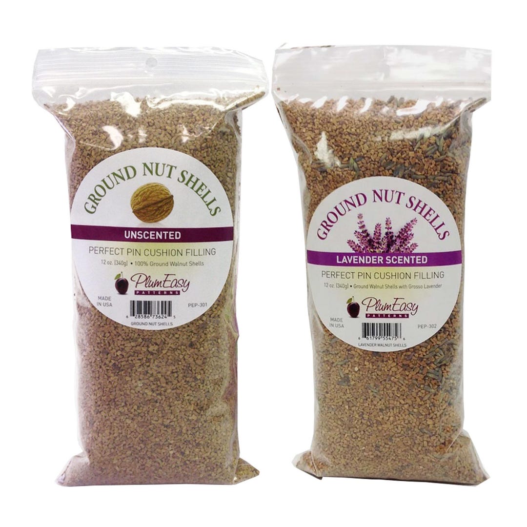 Plumeasy Patterns GROUND NUTS SHELLS Walnut Shells Pin Cushion Filling ...