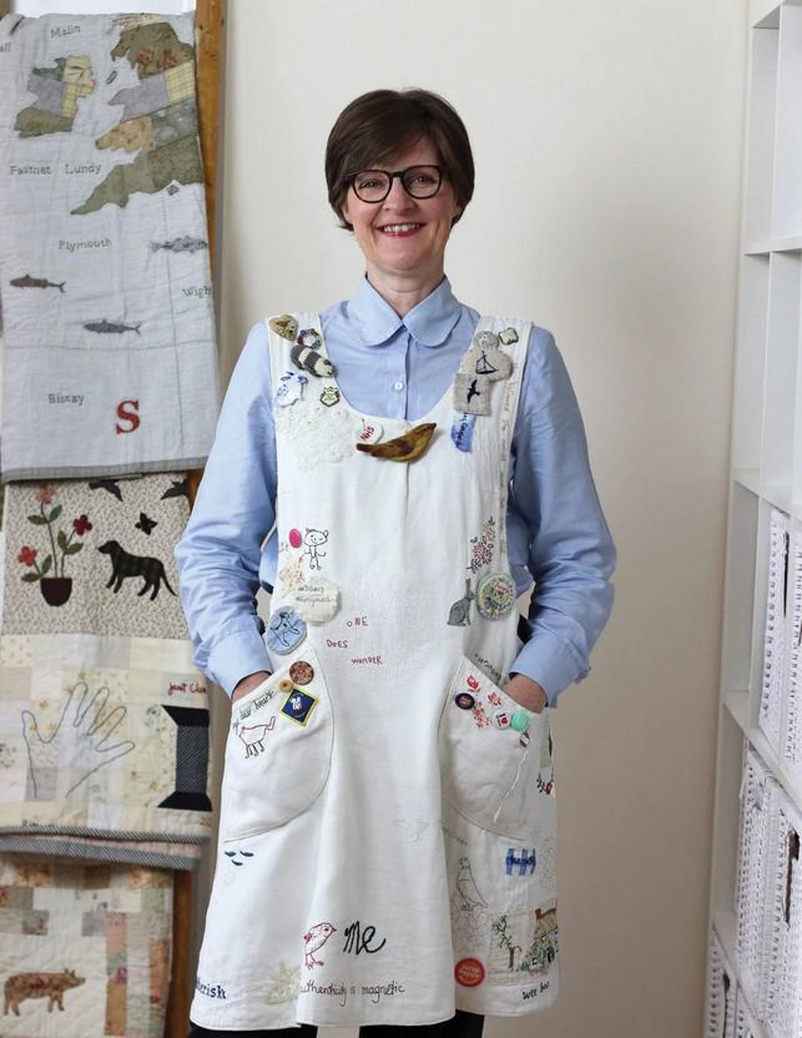 Janet Clare ARTISAN CROSSOVER APRON Printed Sewing Pattern - Etsy