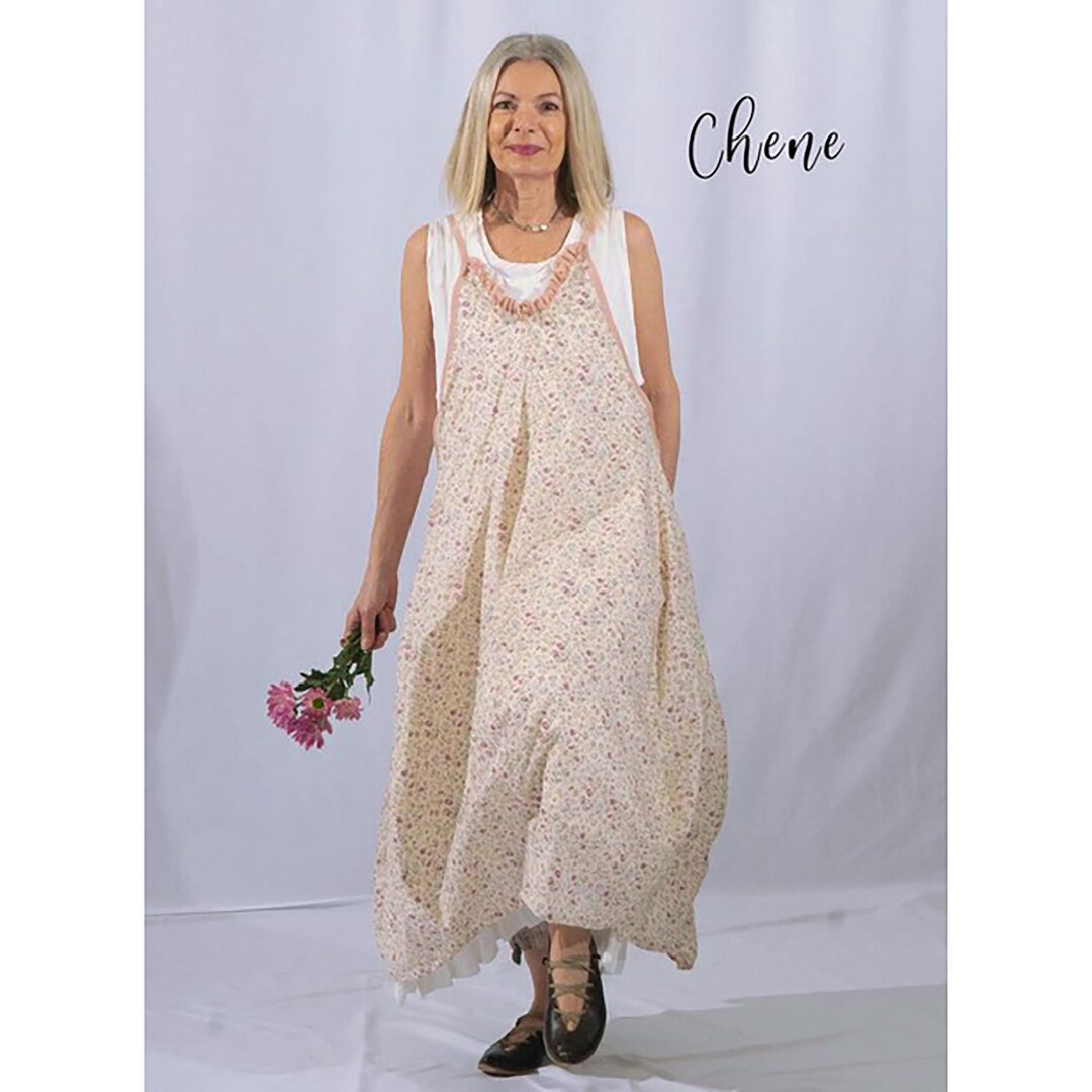 Tina Givens CHENNE Slip Dress TG-W30238 Printed Sewing Pattern - Etsy