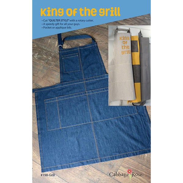 Cook's Apron Digital PDF Sewing Pattern in Classic Long Silhouette W ...