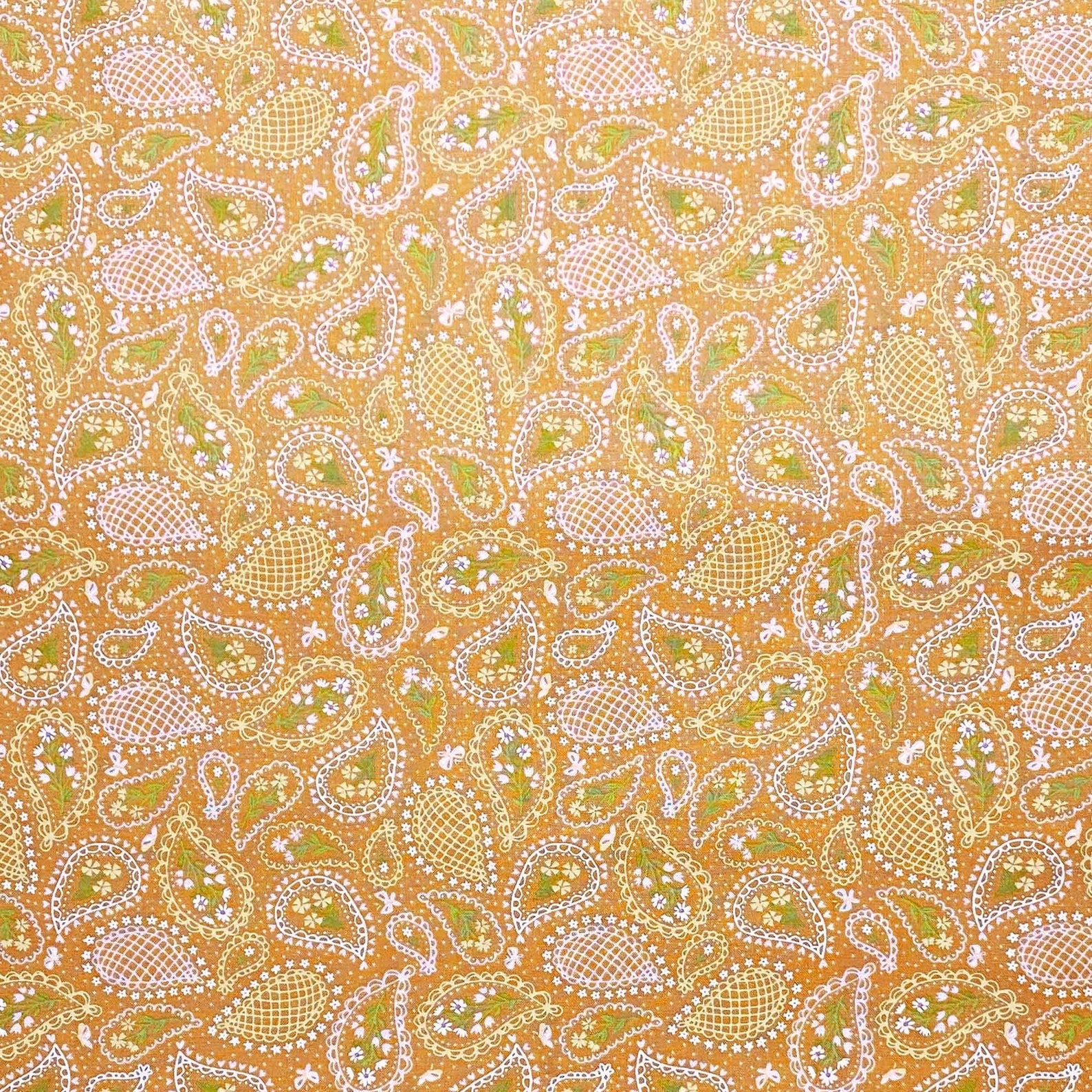 Moda SUNDAY PICNIC Paisley 20673 22 Orange - Etsy