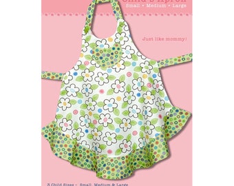 Sassy Little Sisters *child's Apron Pattern* From: Cabbage Rose - Etsy