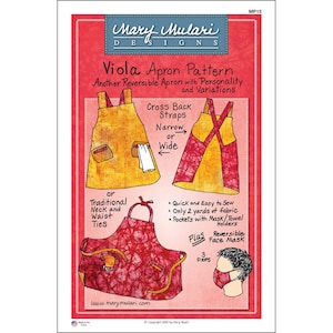 Mary Mulari Designs VIOLA APRON Sewing Pattern - Etsy