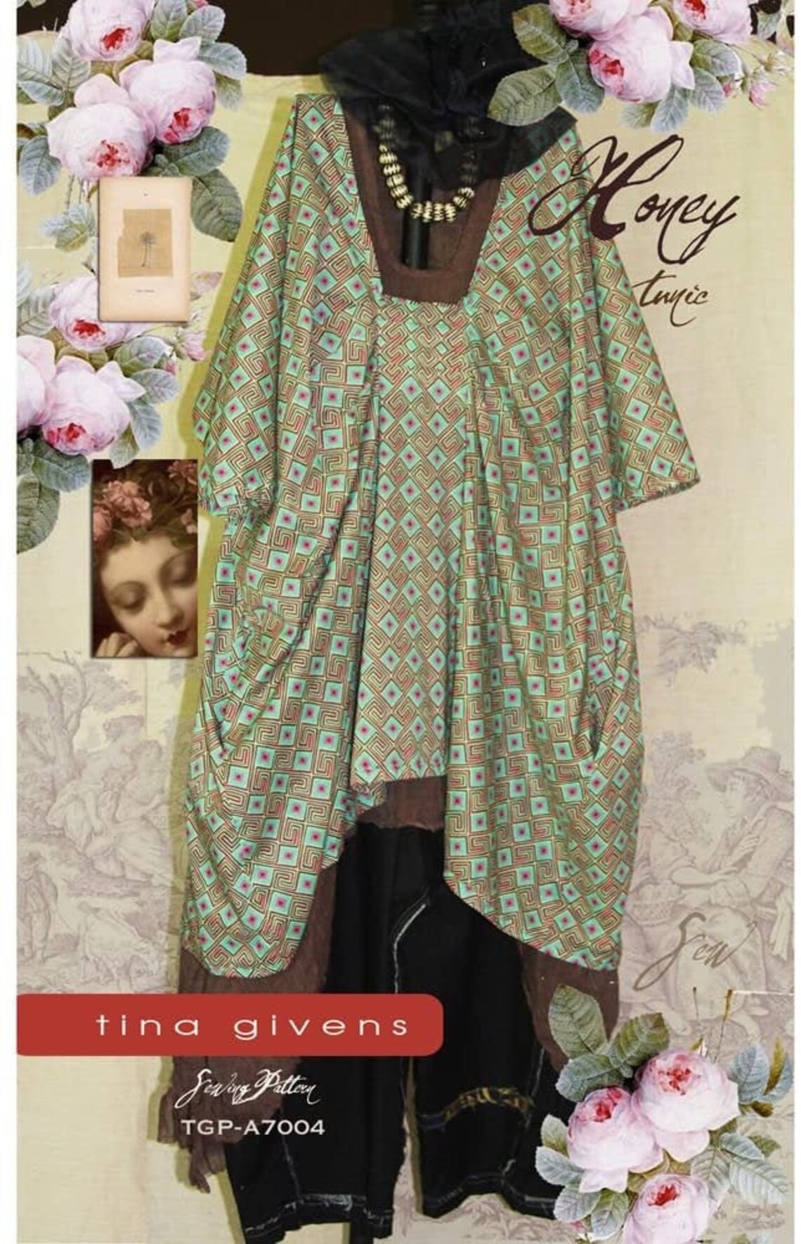 Tina Givens HONEY TUNIC A7004 Sewing Pattern - Etsy