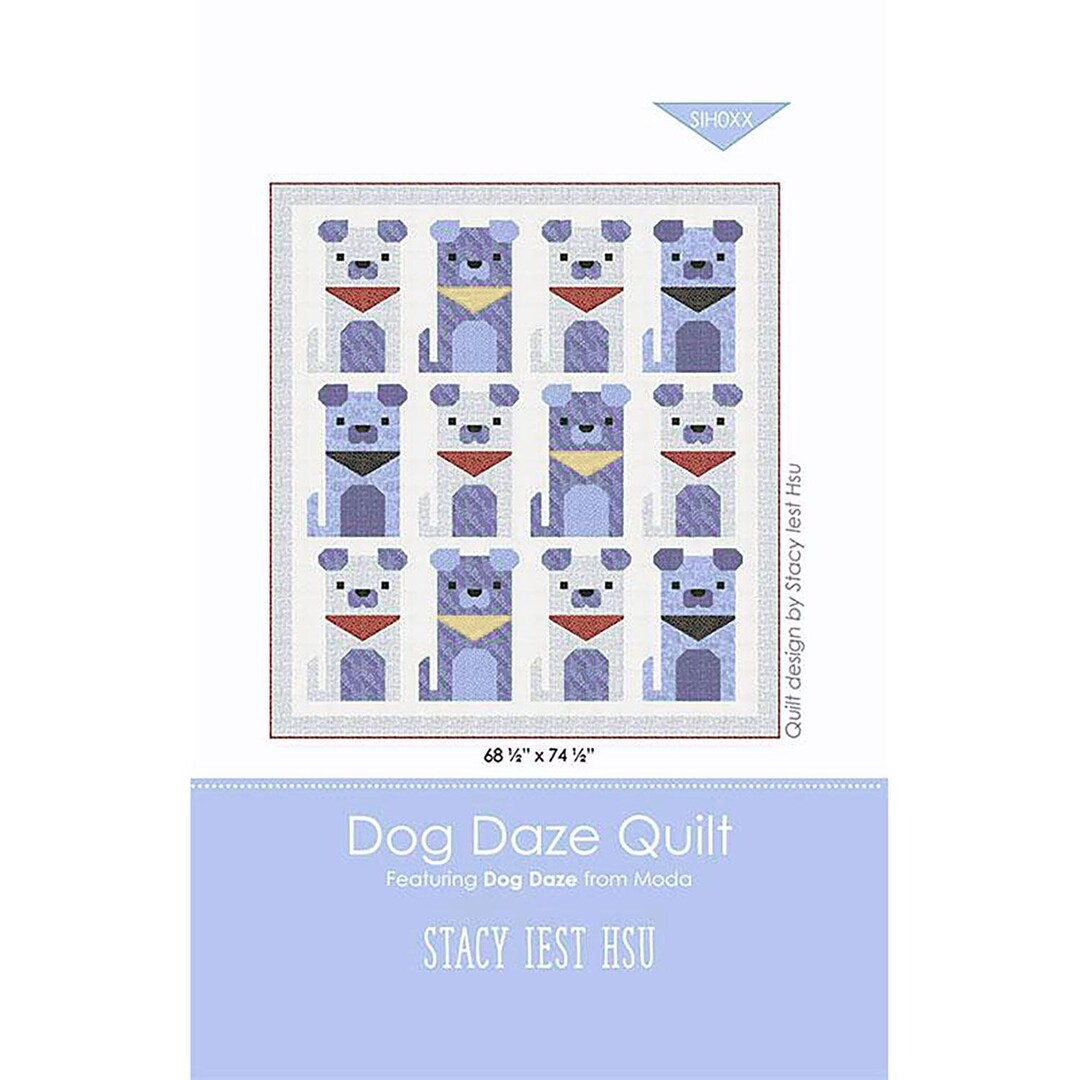Stacy Iest Hsu DOG DAZE QUILT IH080 Quilt Pattern - Etsy