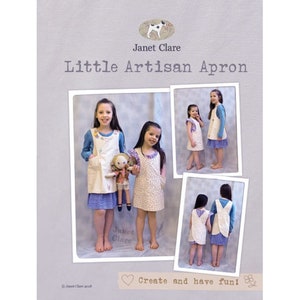Janet Clare LITTLE ARTISAN Apron Sewing Pattern - Etsy