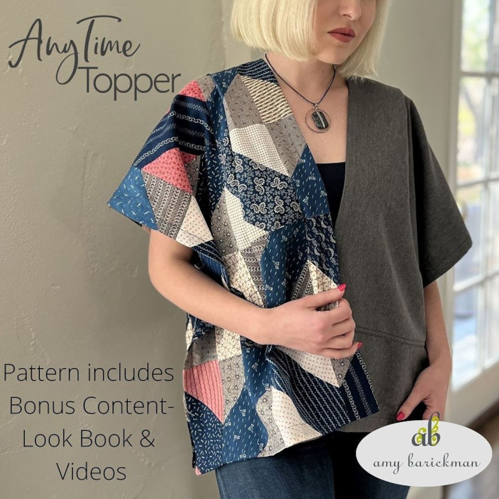 Amy Barickman Anytime Topper ABP102 Sewing Pattern - Etsy