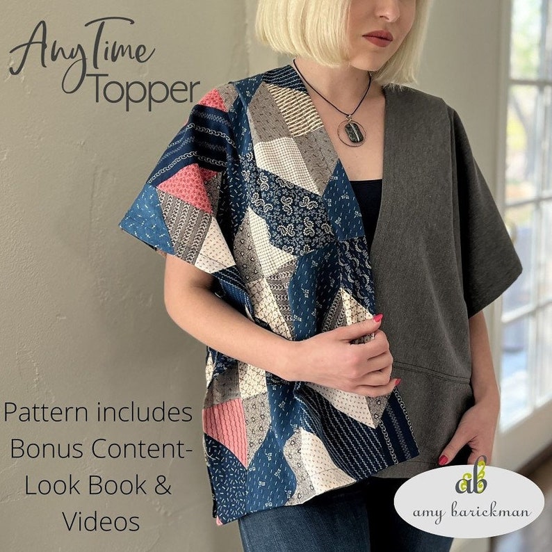 Amy Barickman Anytime Topper ABP102 Sewing Pattern - Etsy