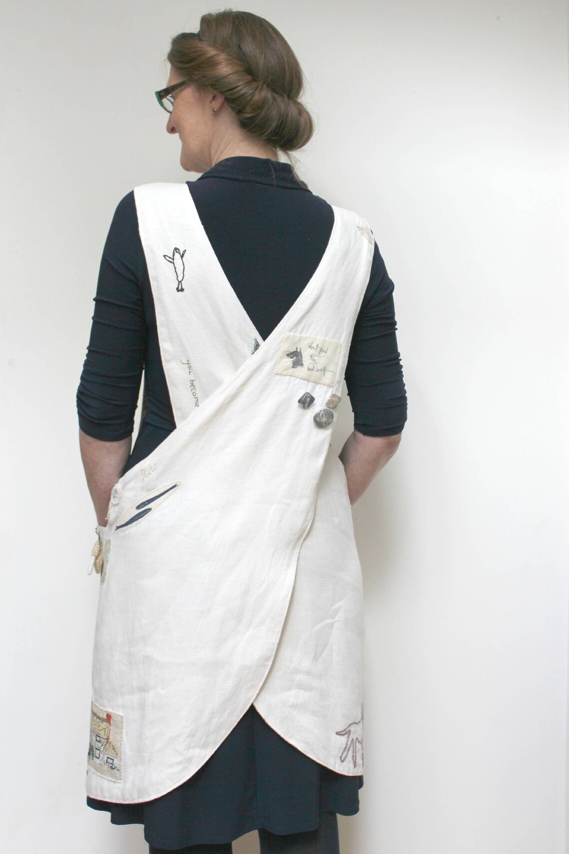 Janet Clare ARTISAN CROSSOVER APRON Sewing Pattern - Etsy