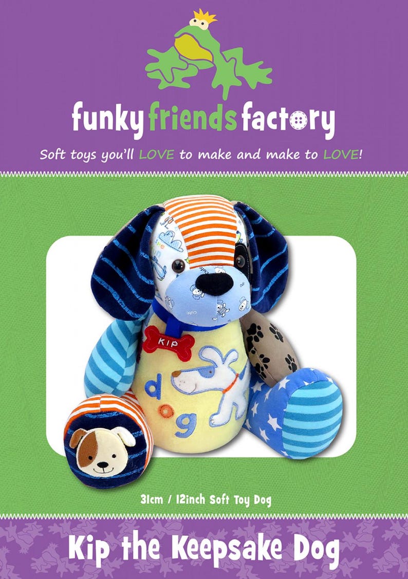 Funky Friends Factory Soft Toy Sewing Patterns - Etsy