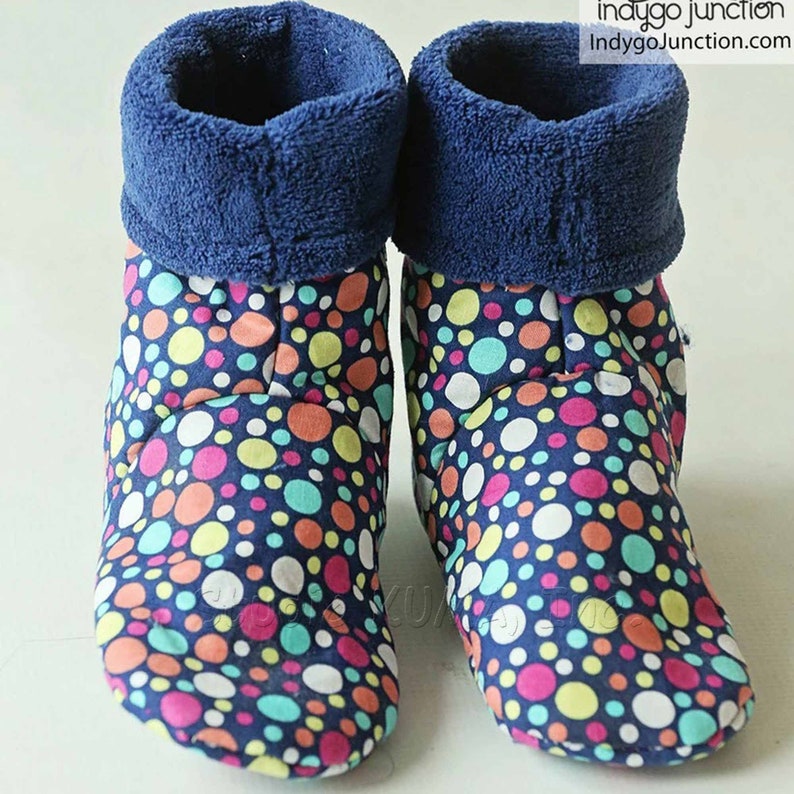 Indygo Junction SLEEP TIME SLIPPERS IJ1123 Printed Sewing | Etsy