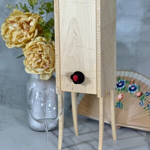Handmade Wooden Box Wine Dispenser – Fits Standard 3L Bags – Available ...