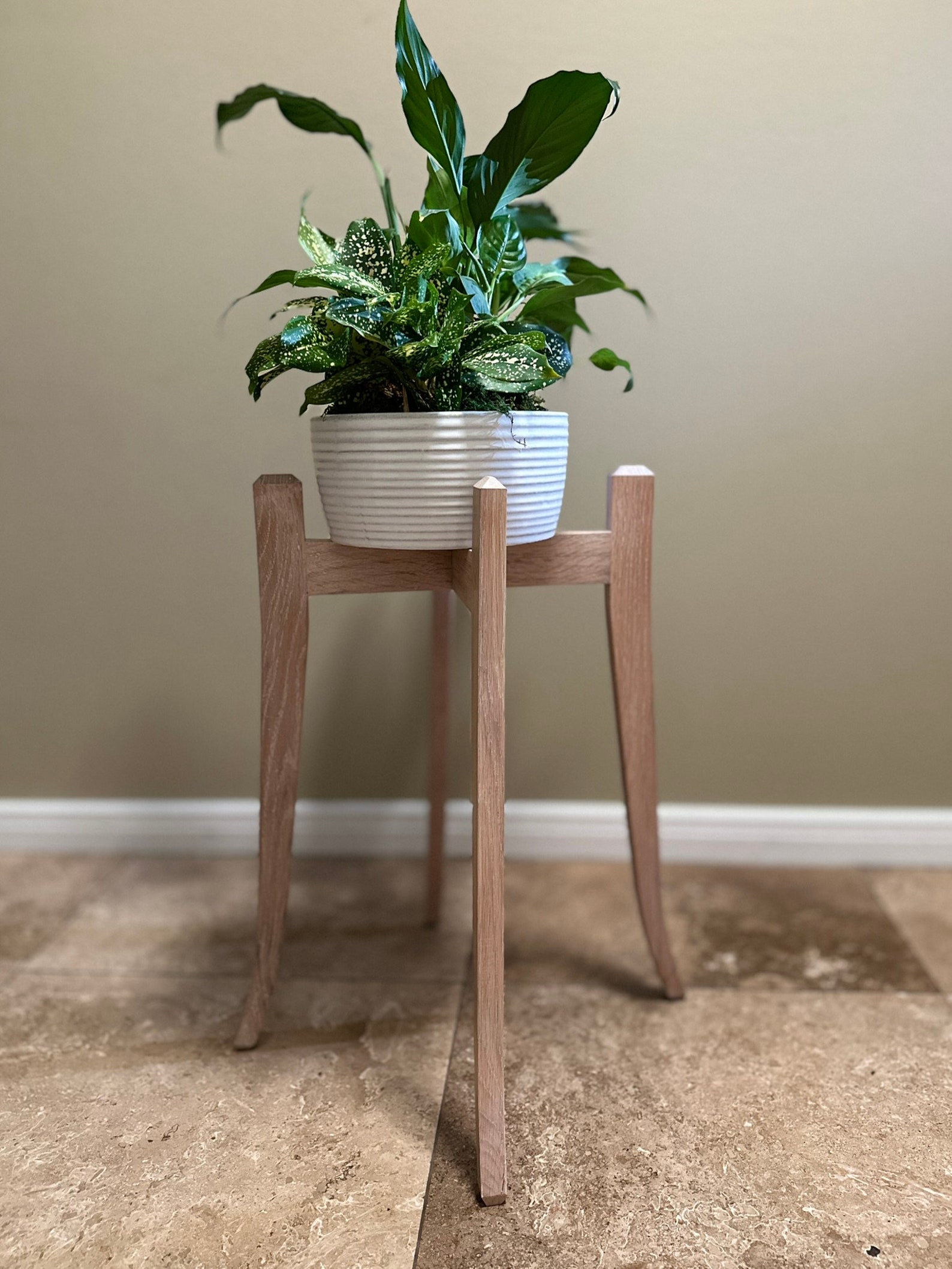 Upright Tall Plant Stand - Etsy