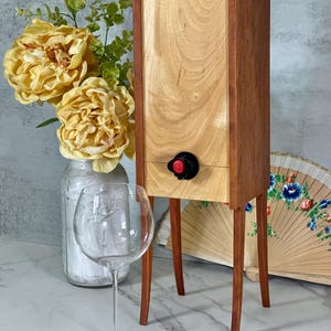 Handmade Wooden Box Wine Dispenser – Fits Standard 3L Bags – Available ...